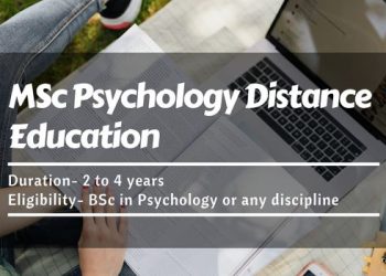 MSc Clinical Psychology Distance Education Admission 2024